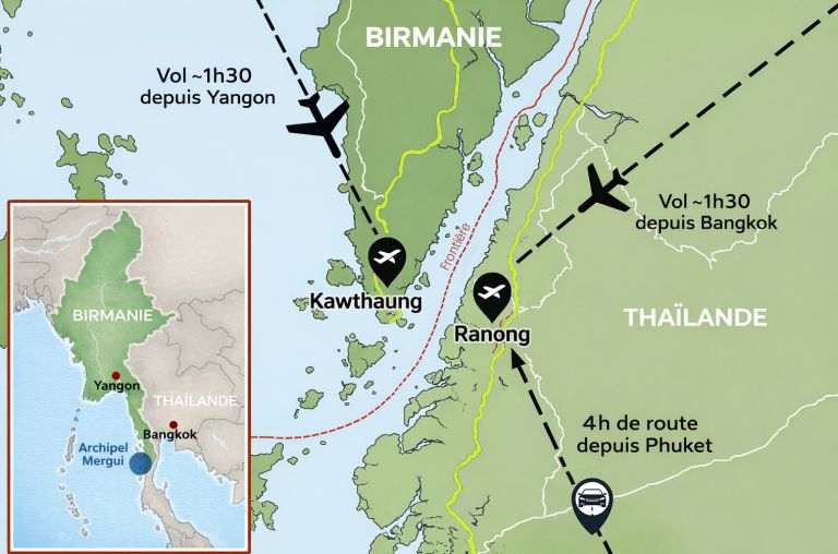 Kawthaung: a quick getaway to Myanmar from Ranong